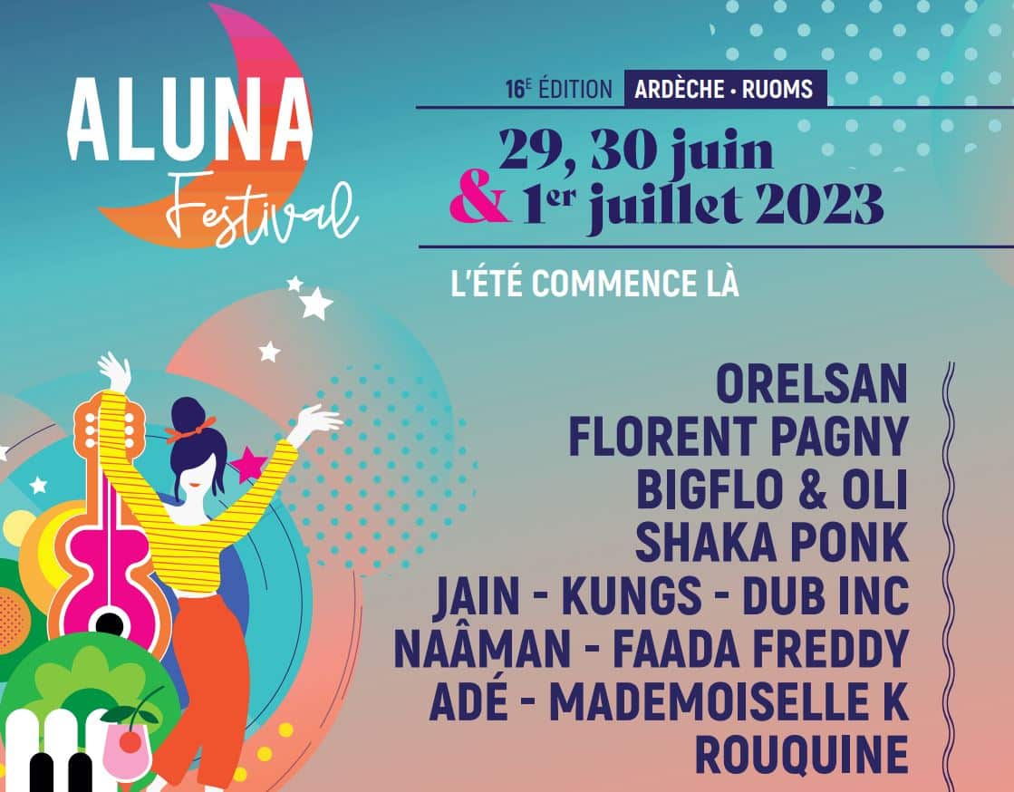Aluna Festival 2023 : encore un beau programme - L'Officiel des ...